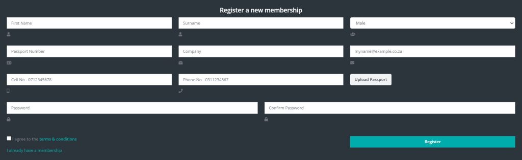 Register as New User (eCert) - eCert - eCertification Platform